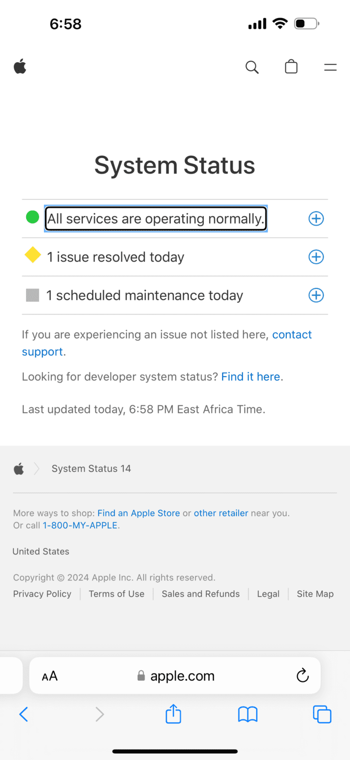 How To Check Apple System Status (Apple Services, Stores, and iCloud ...