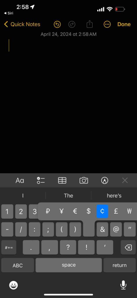 How to type the Cent symbol on your iPhone, iPad, or Mac keyboard ...