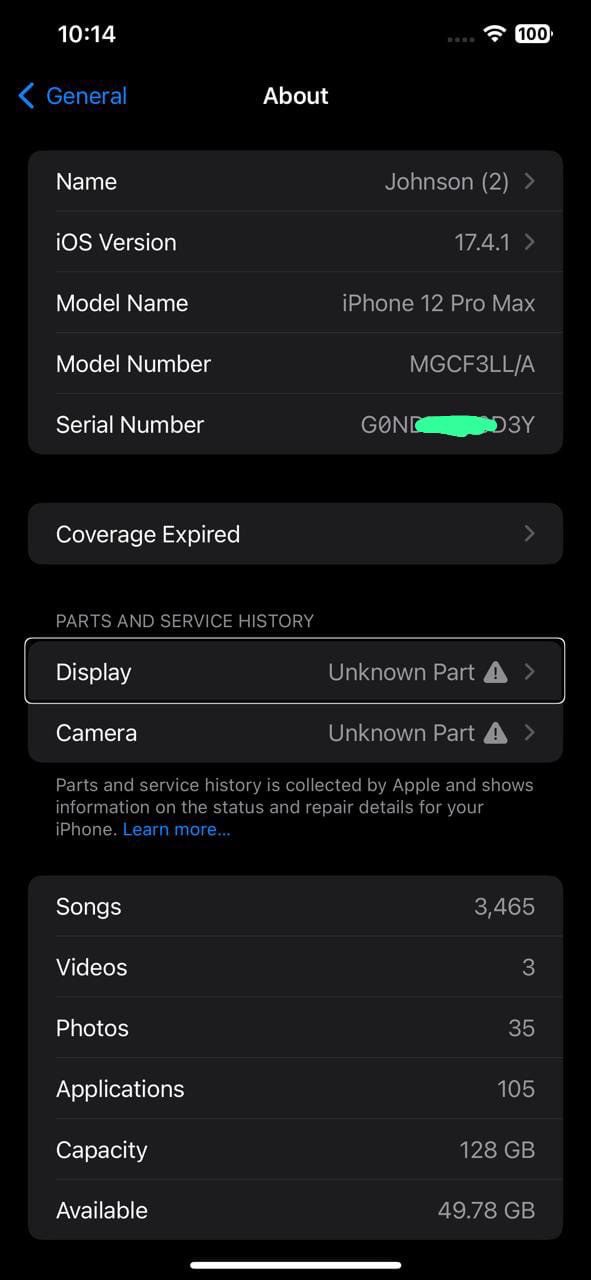 How to check if your iPhone was repaired using genuine Apple Parts | GeeksChalk
