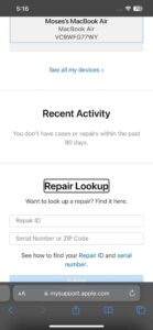 How to Check your Apple Repair Status Online | GeeksChalk