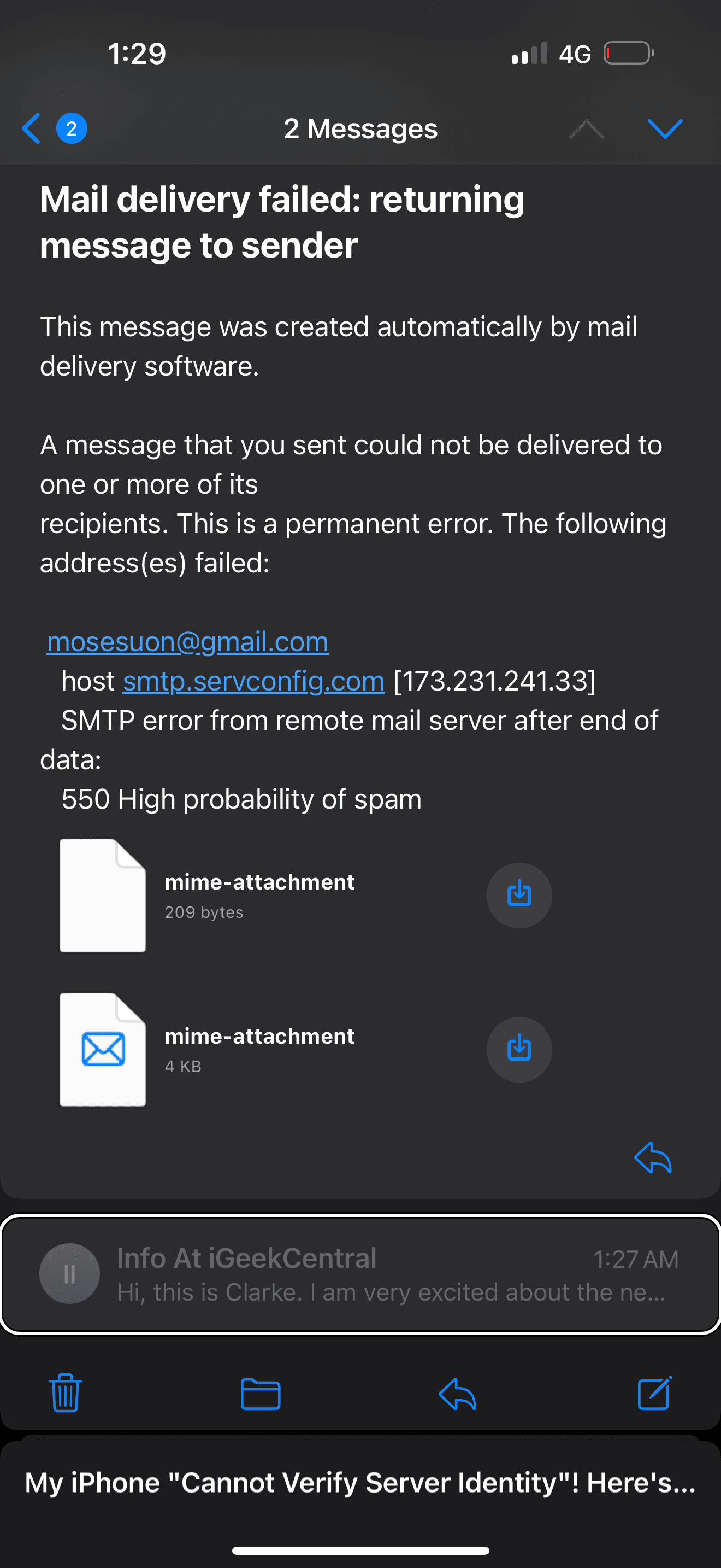 Cannot Verify Server Identity on iPhone? Here's How to Fix It | GeeksChalk