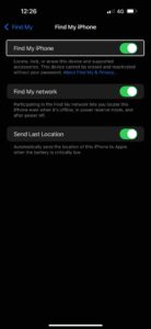 How to turn on or off Find My iPhone (2026) | GeeksChalk