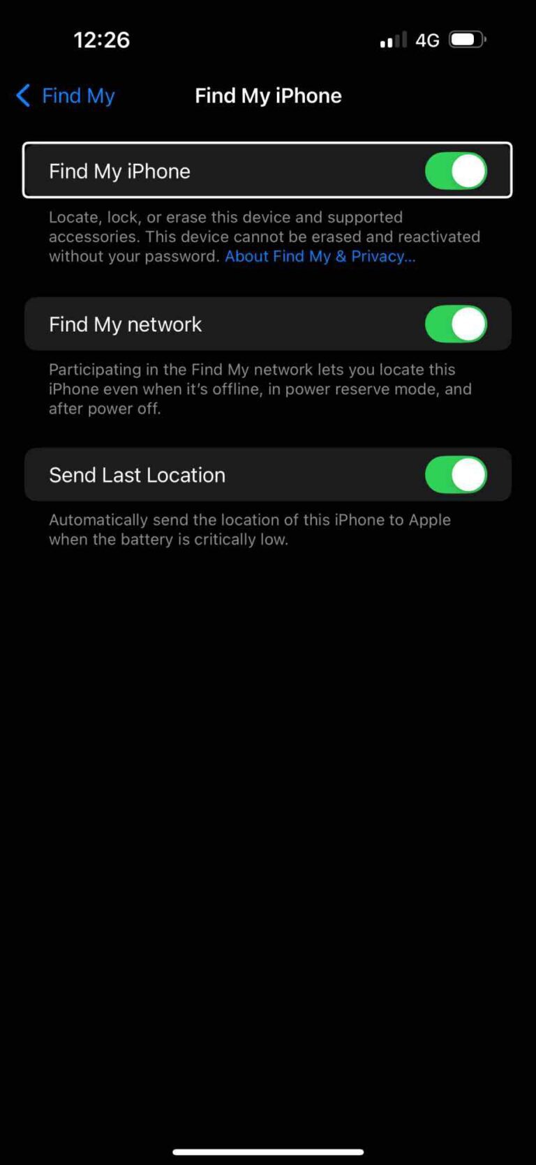 How to turn on or off Find My iPhone (2025) | GeeksChalk