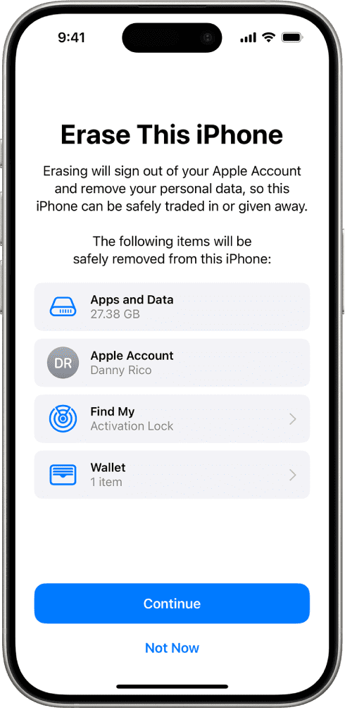 How to factory reset your iPhone (2025) | GeeksChalk