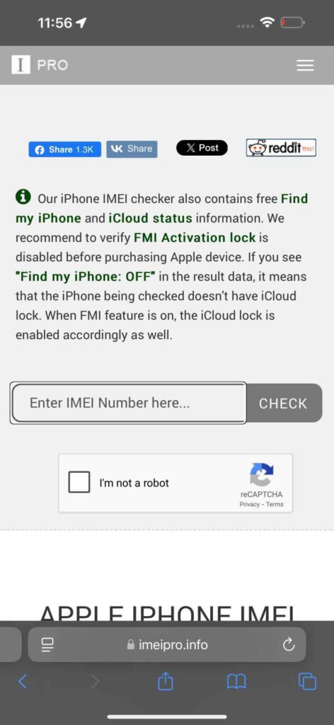 How to check if iPhone is unlocked using IMEI | GeeksChalk