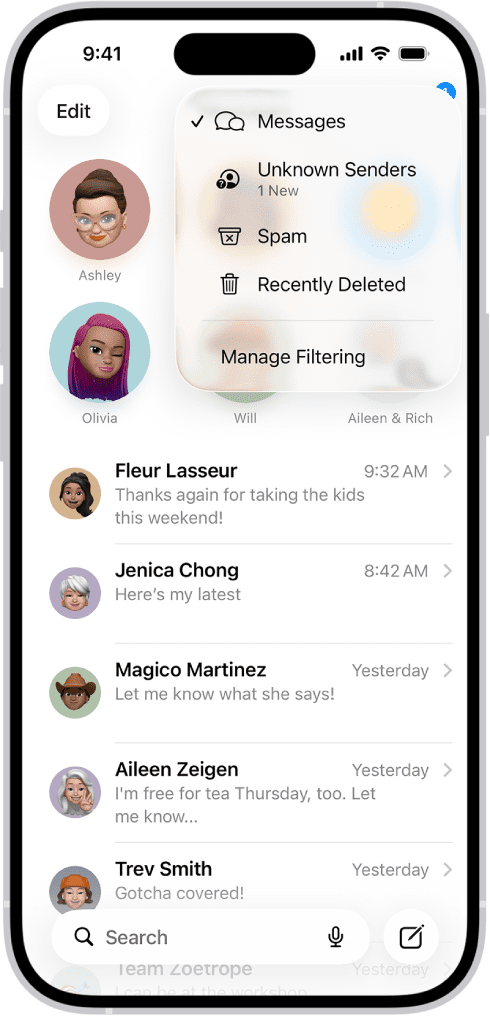 How to filter messages from unknown senders on your iPhone | GeeksChalk